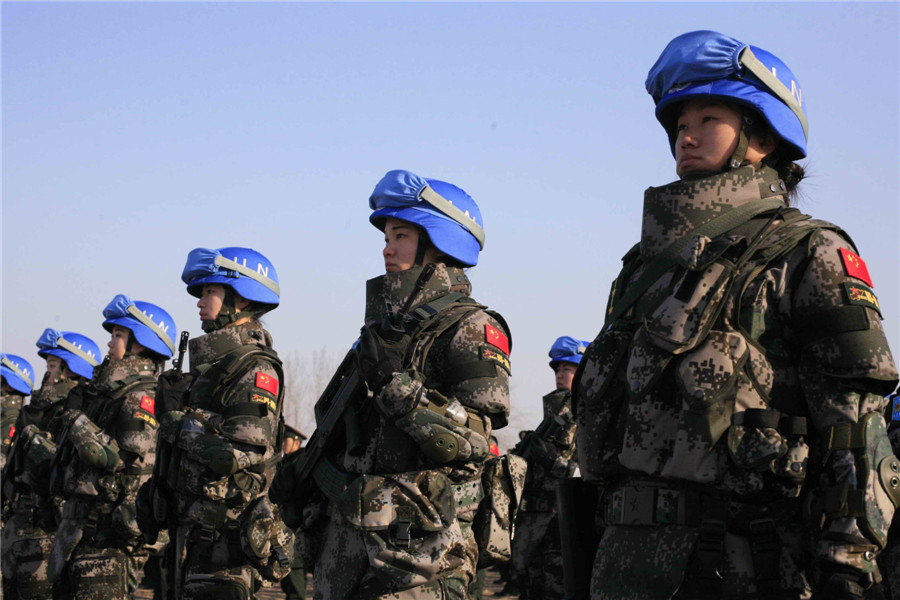 China’s first infantry to participate in a UN peacekeeping mission ...