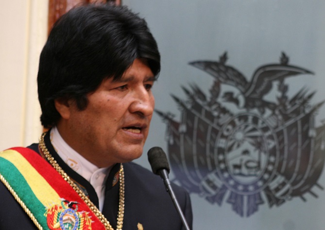 Bolivian President Evo Morales accuses US for current drop in oil ...