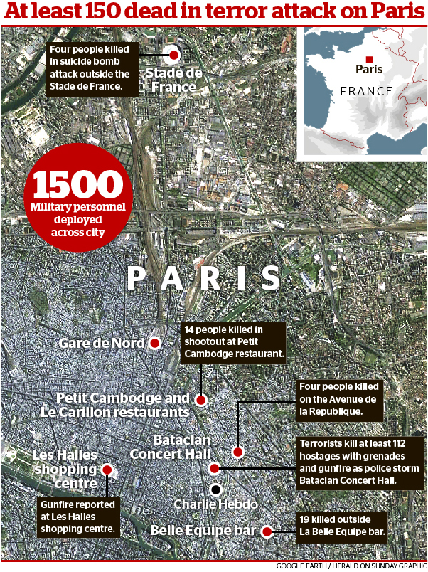 At least 129 killed in France’s deadliest attack since World War II ...