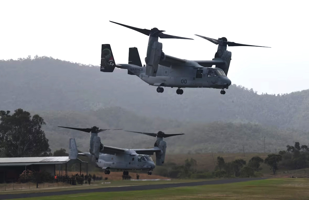 At least one dead as US military’s Osprey aircraft crashes in Sea of ...