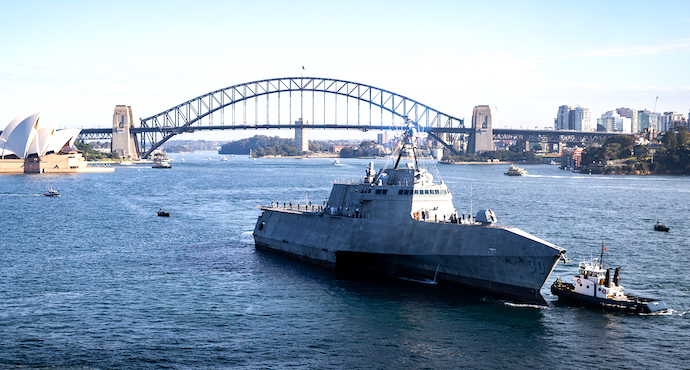 US Navy commissions USS Canberra warship in Sydney | IRIA News